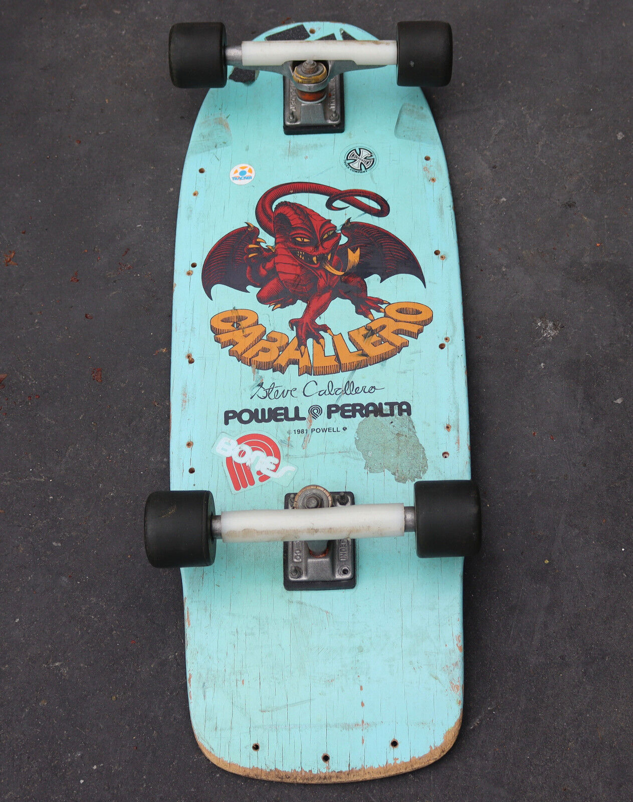 1981 Powell Peralta Steve Caballero Dragon Skateboard 1981 Powell Peralta Steve Caballero Dragon Skateboard