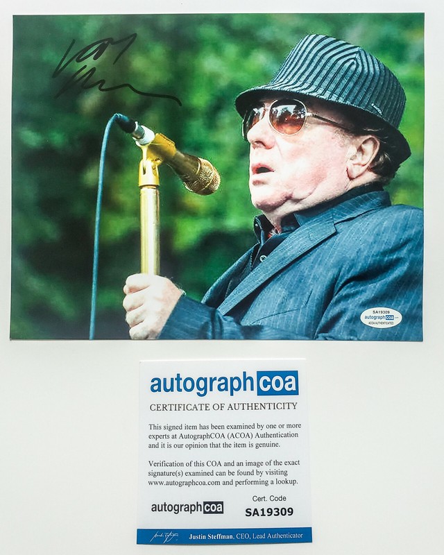 Van Morrison Autograph Profile by RACC - Van Morrison Autographs ...