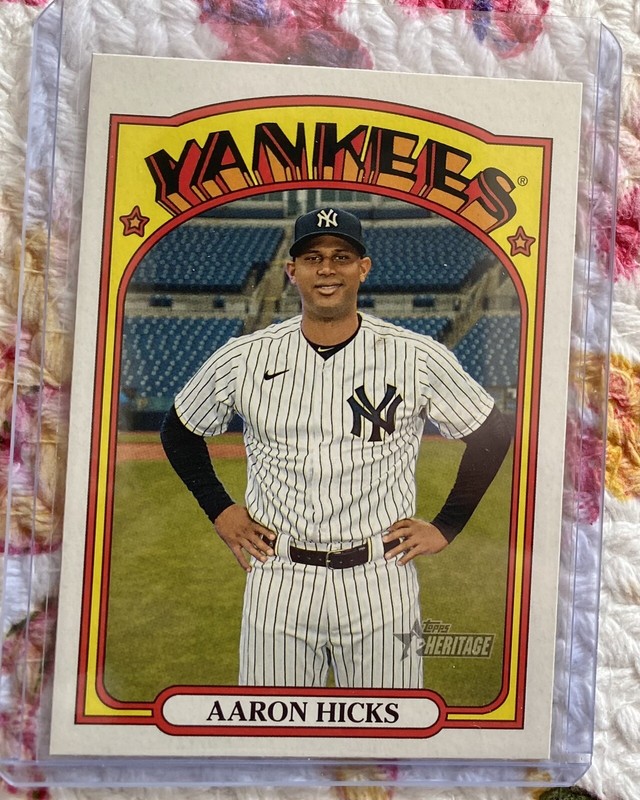 Aaron Hicks Baseball Card Database - Newest Products will be shown ...
