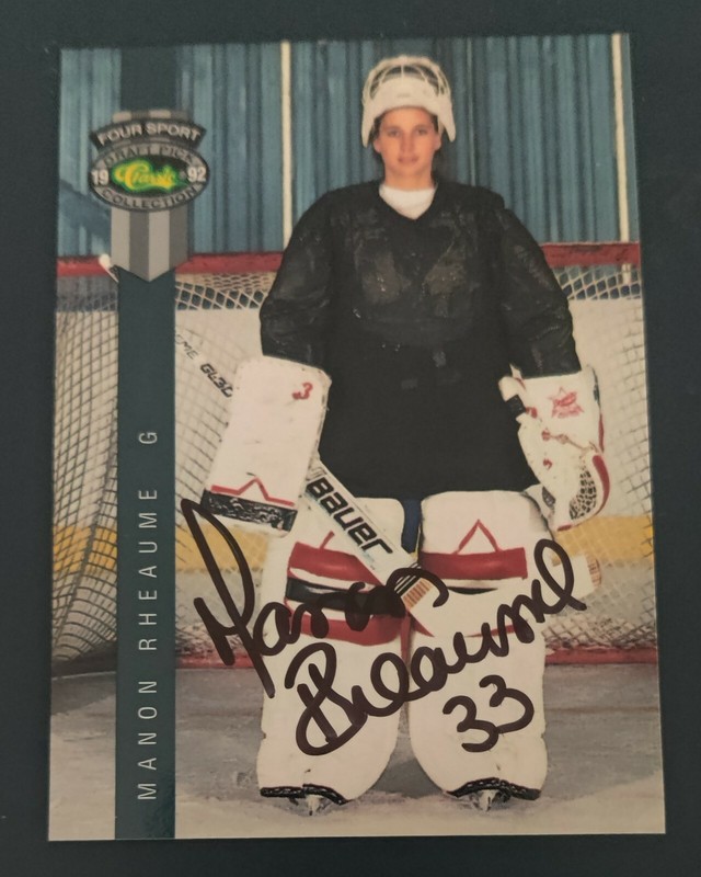 Manon Rheaume Hockey Cards