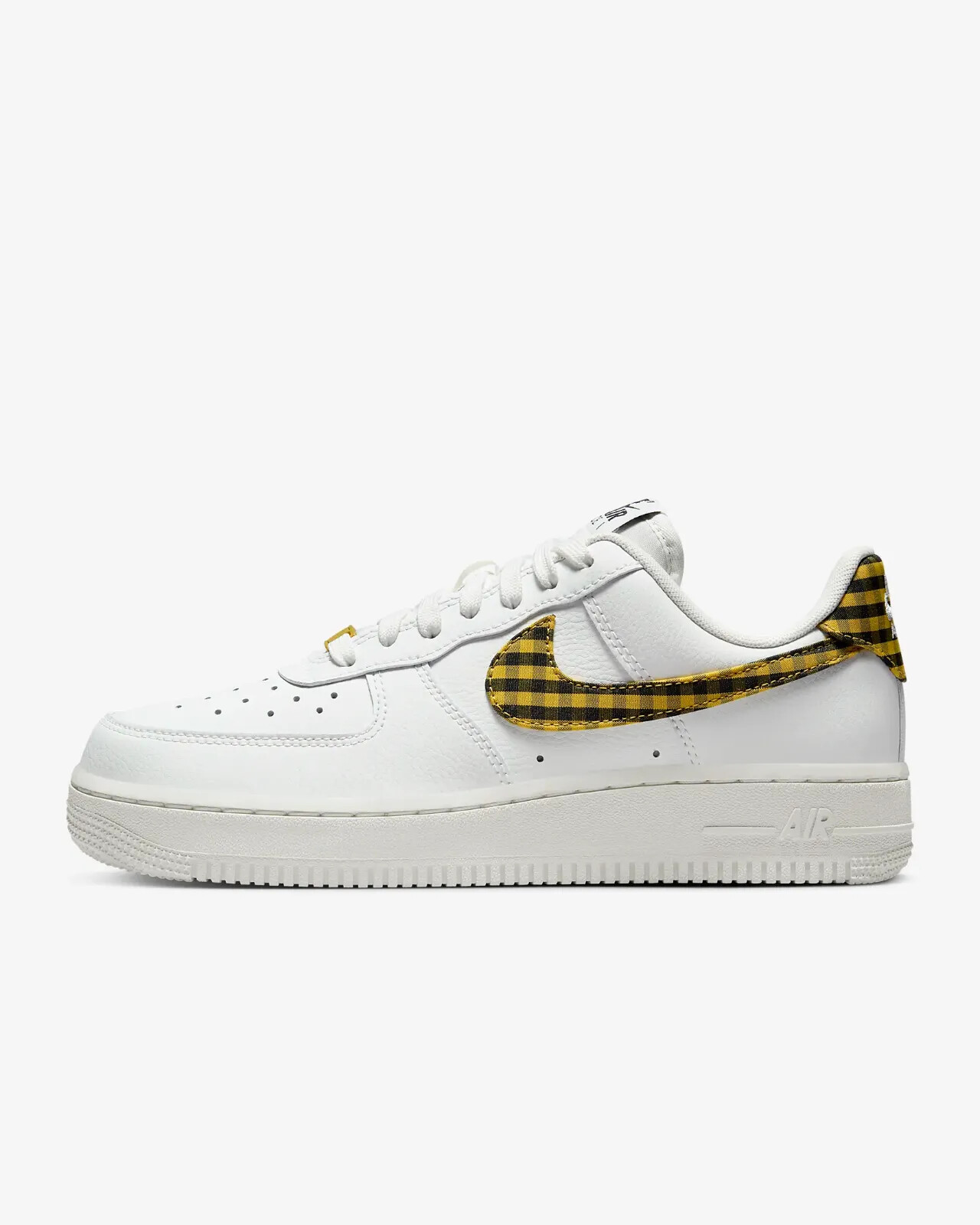 New Nike Women's Air Force 1 Low - Gingham Yellow/ Black New Nike Women's Air Force 1 Low - Gingham Yellow/ Black