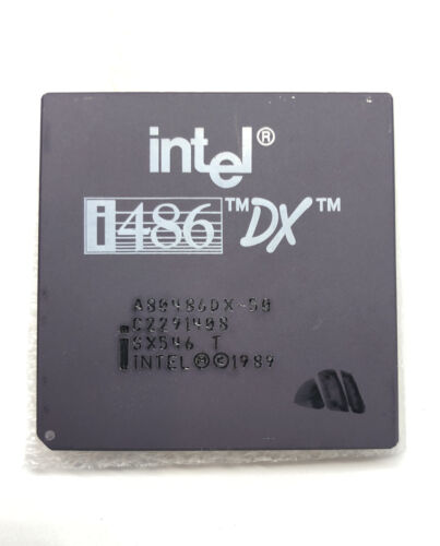 Intel 486 DX 50MHZ A80486DX SX546 i486 CPU Processor Vintage Intel 486 DX 50MHZ A80486DX SX546 i486 CPU Processor Vintage