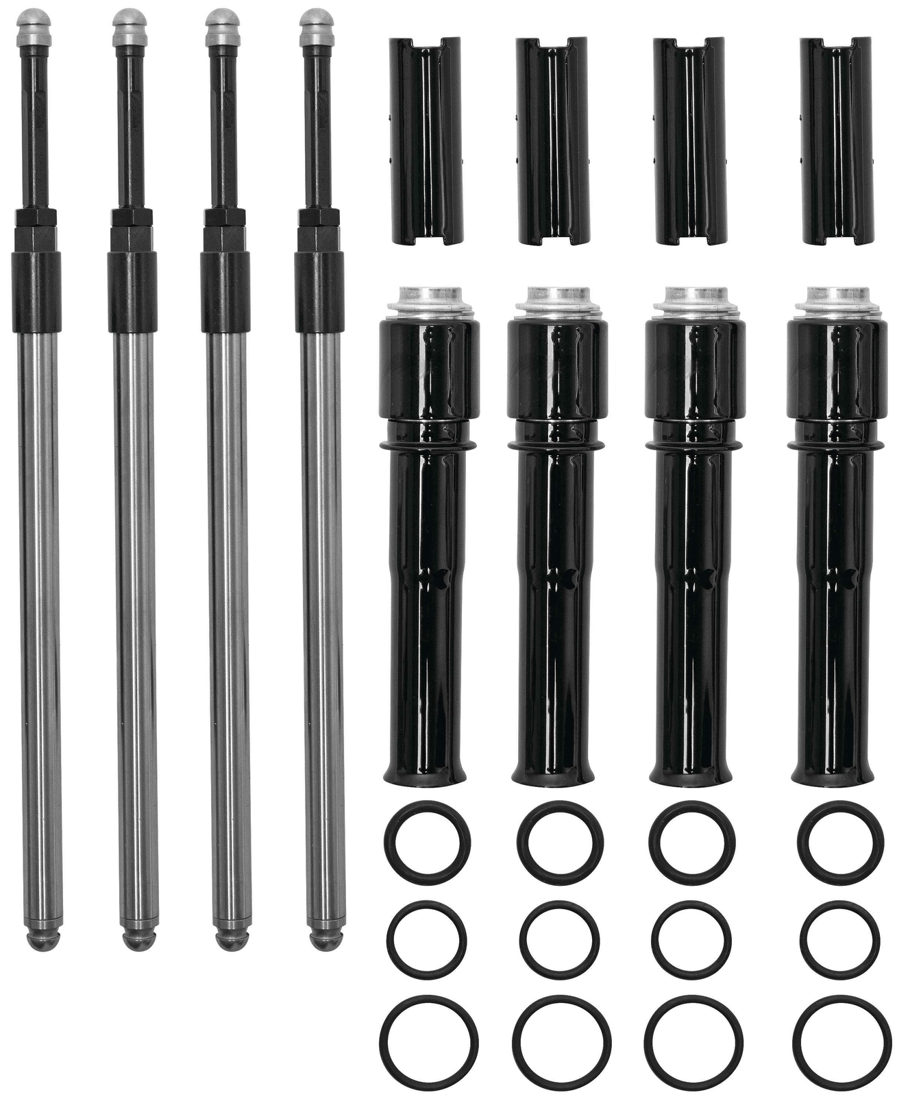 S&S Cycle - 930-0143 - Quickee Pushrod and Cover Kit, Black online ...
