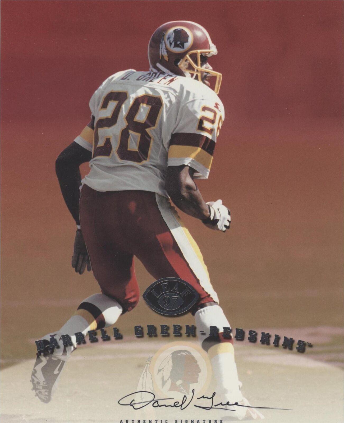 1997 Leaf Signature - 8x10 Jumbo Darrell Green Authentic Signatures (AU ...