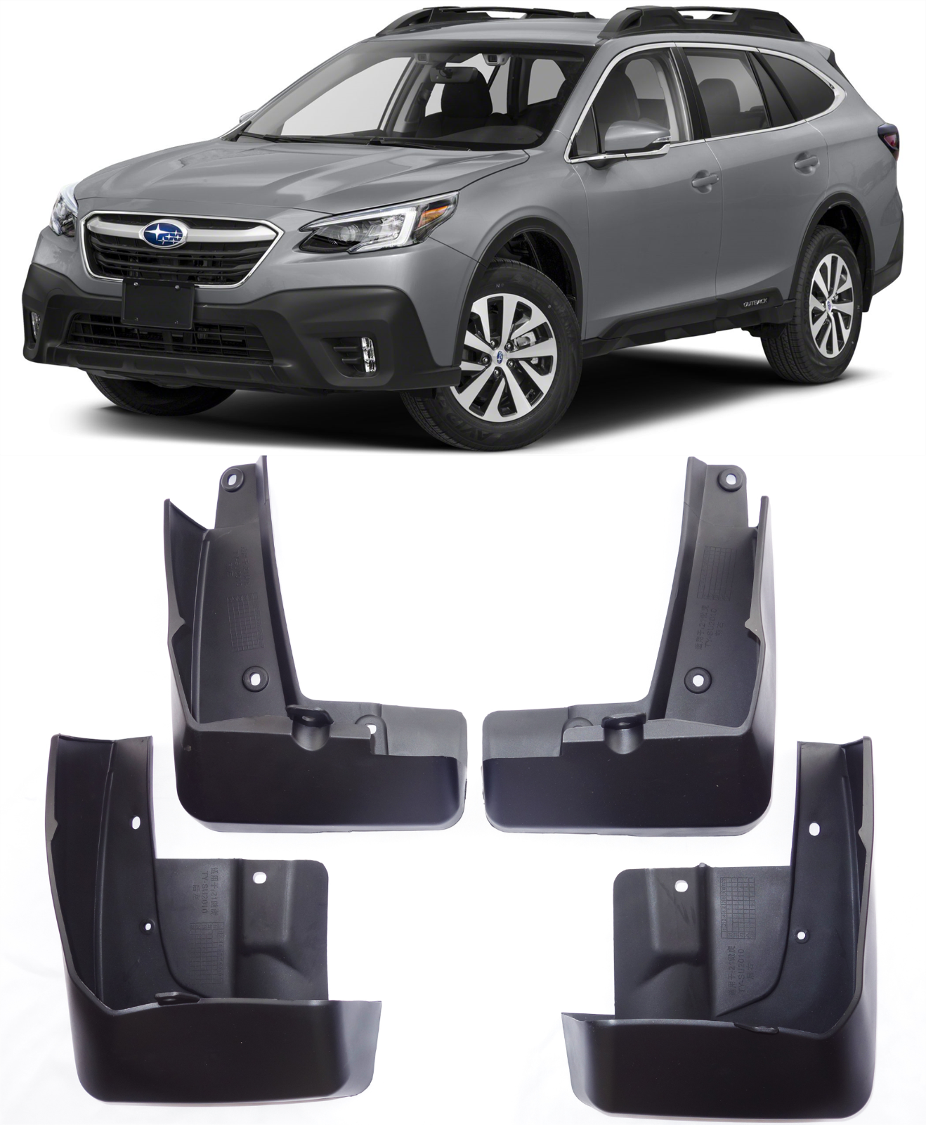 Genuine Front Rear Splash Guards Mud Flaps FOR 2020 2024 Subaru Outback eBay