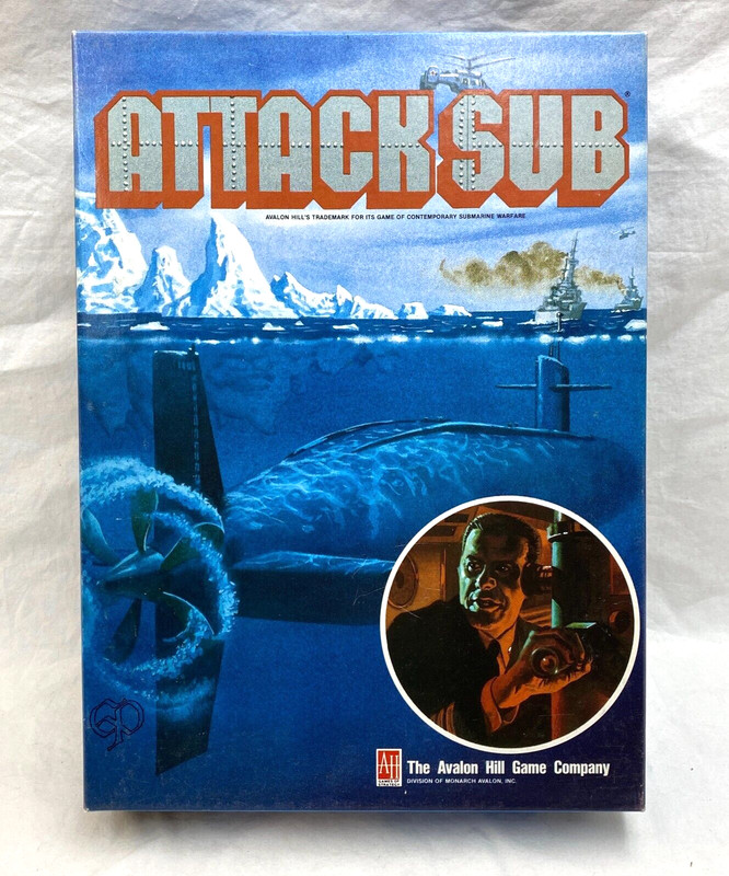 Attack Sub (1991) Board Game – Board Game Guys