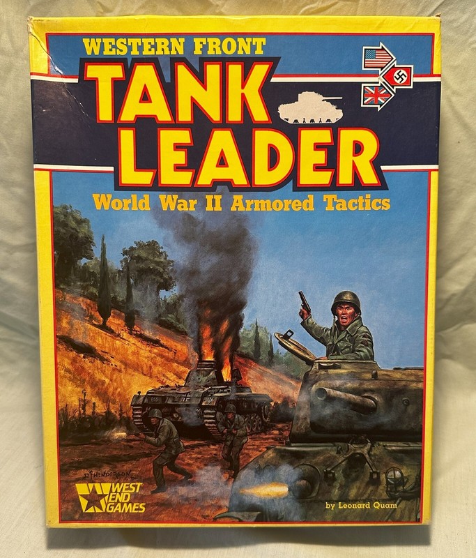 Western Front Tank Leader (1987) Board Game – Board Game Guys