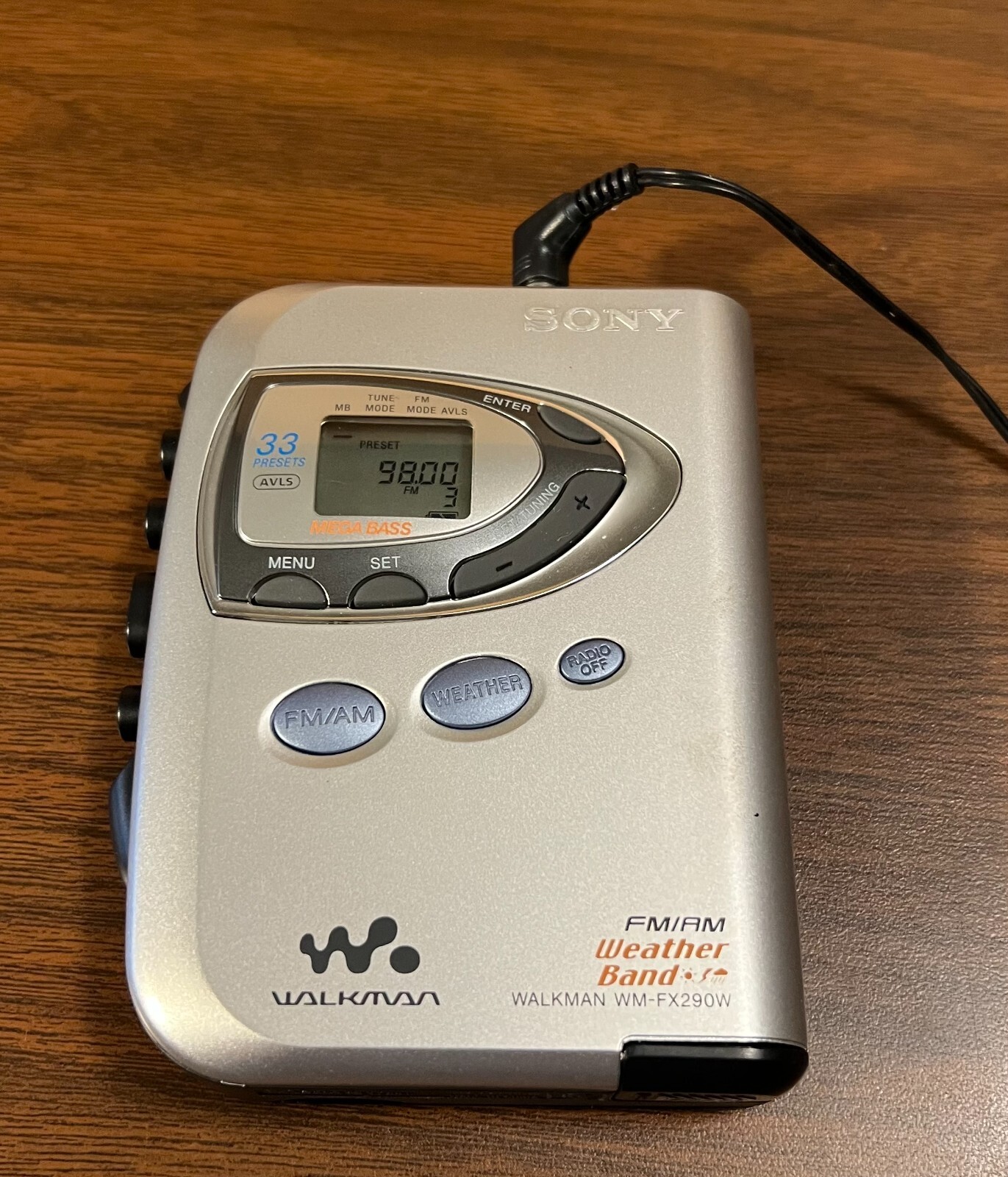 Sony Gray Walkman Cassette Player WM-FX290 For Parts Or Sony Gray Walkman Cassette Player WM-FX290 For Parts Or