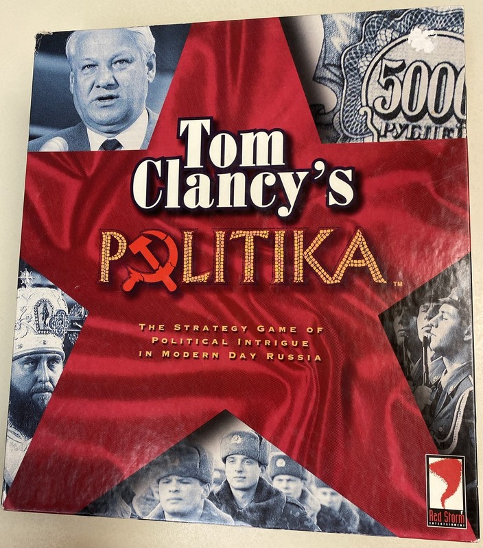 Tom Clancy’s Politika (1997) Board Game – Board Game Guys