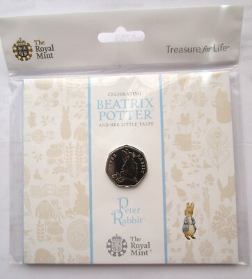 2018 Peter Rabbit 50p What's It Worth? Buy Now