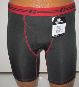 RUSSELL SPORT PERFORMANCE - NEW - MEN'S S (28-30") MID THIGH BOXER ...