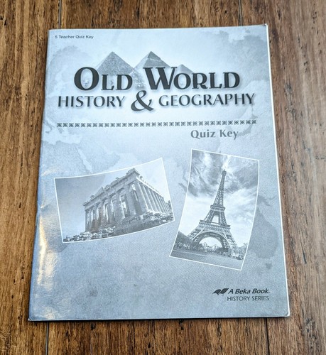 Abeka Old World History & Geography Quiz Key