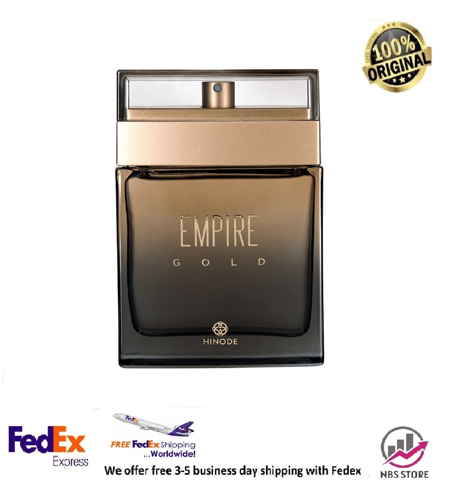 Brazilian Perfume Empire Gold Hinode 100 ml Hinode fast shipping by Fedex