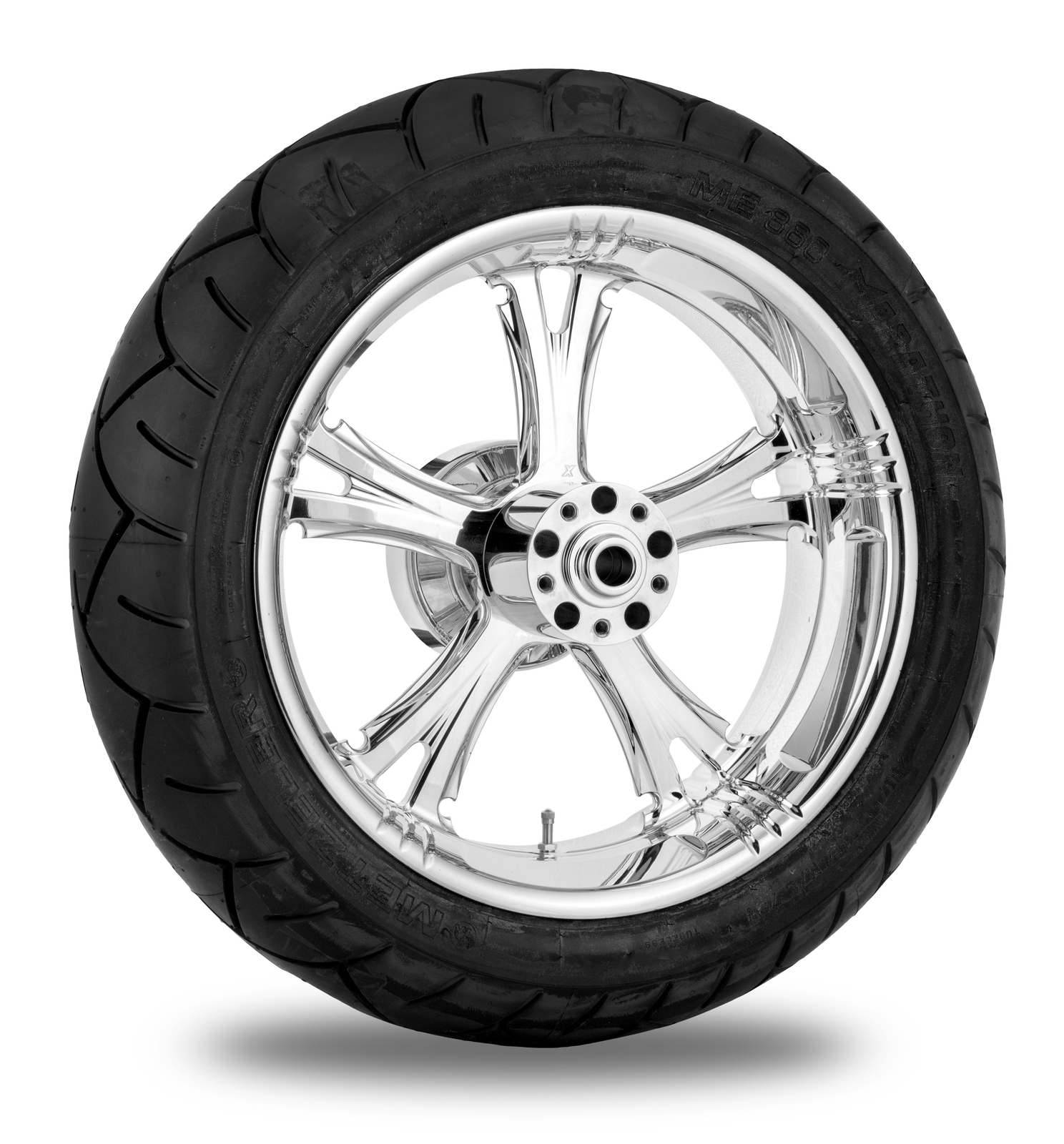 Xtreme Machine - 9270-7716R-XFR-CH - Fierce Rear Wheel Package, 17x6in ...