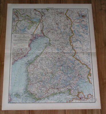 1900-Now - Map Of Finland - Vatican