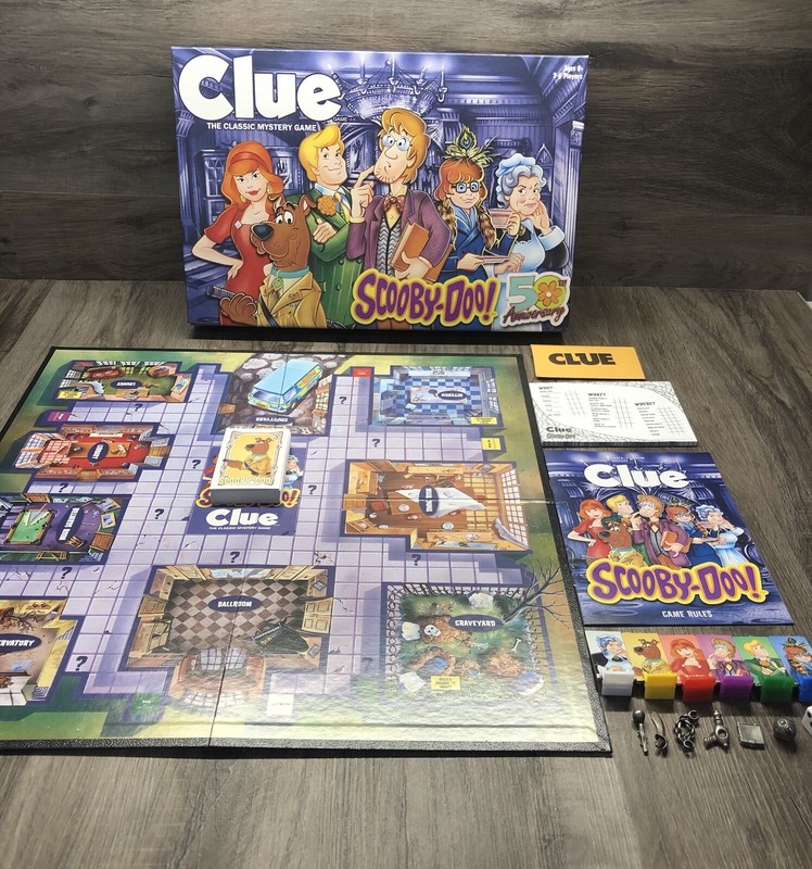 Clue: Scooby-Doo 50th Anniversary Edition (2019) Board Game – Board ...