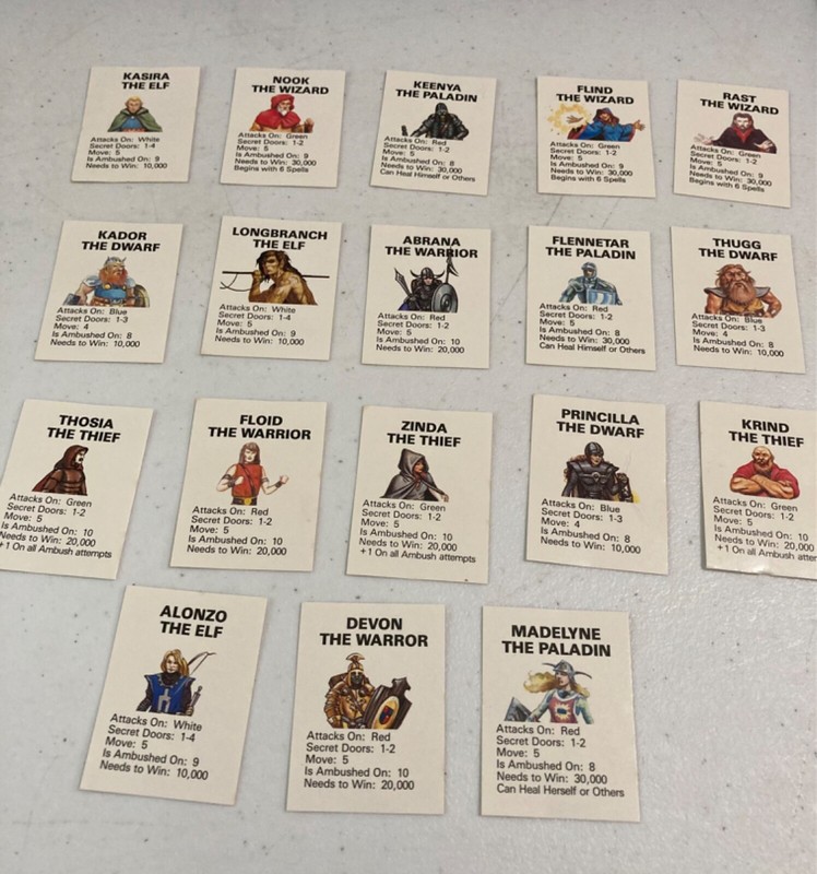 The Classic Dungeon (1992) Board Game – Board Game Guys