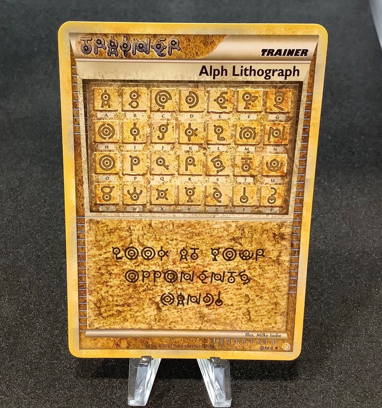 Alph Lithograph Pokemon Cards - Find Pokemon Card Pictures With Our ...