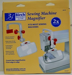 Lighted Magnifiers For Sewing Machines