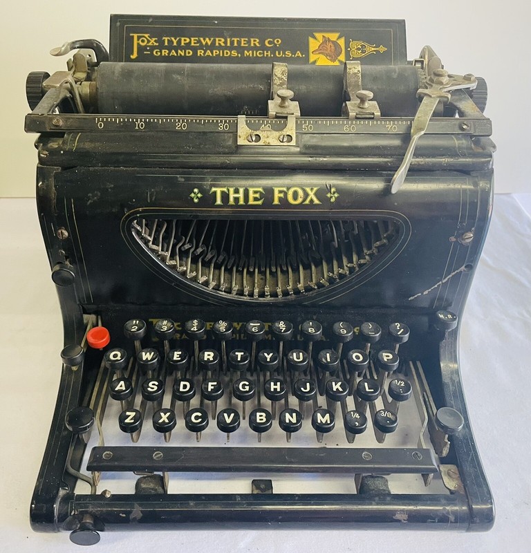 Fox Typewriter Model Serial Number Database