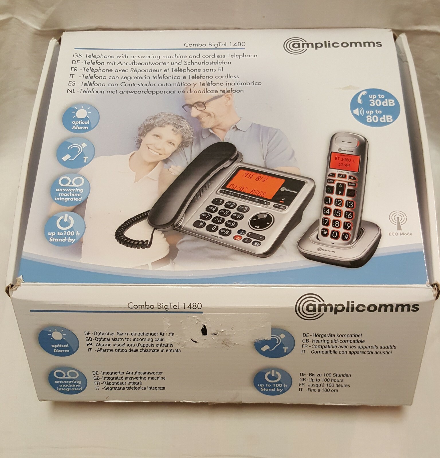 Купить Проводные телефоны Amplicomms BigTel 1480 в интернет-магазине с ...