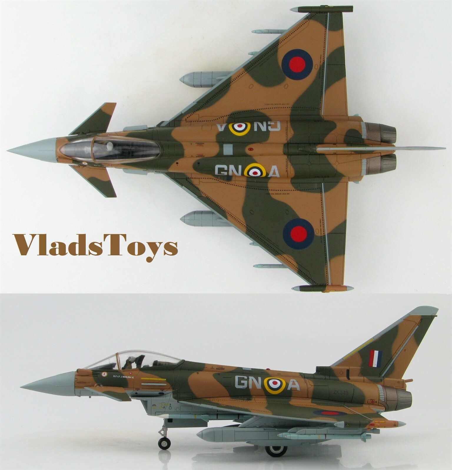 Hobby Master 1:72 Eurofighter Typhoon F.Mk 2 RAF No.29(R) Sqn 75th w ...
