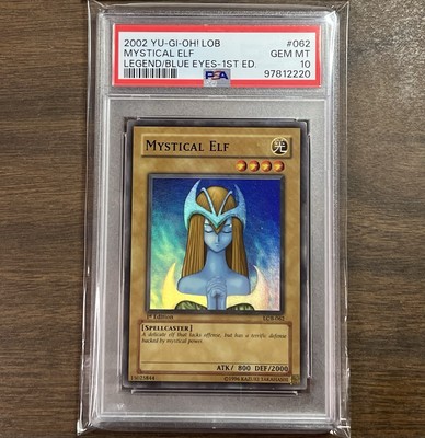 Yugioh Mystical Elf LOB-062 1st Edition PSA 10 GEM MINT Rare #062 2002のeBay公認海外通販｜セカイモン