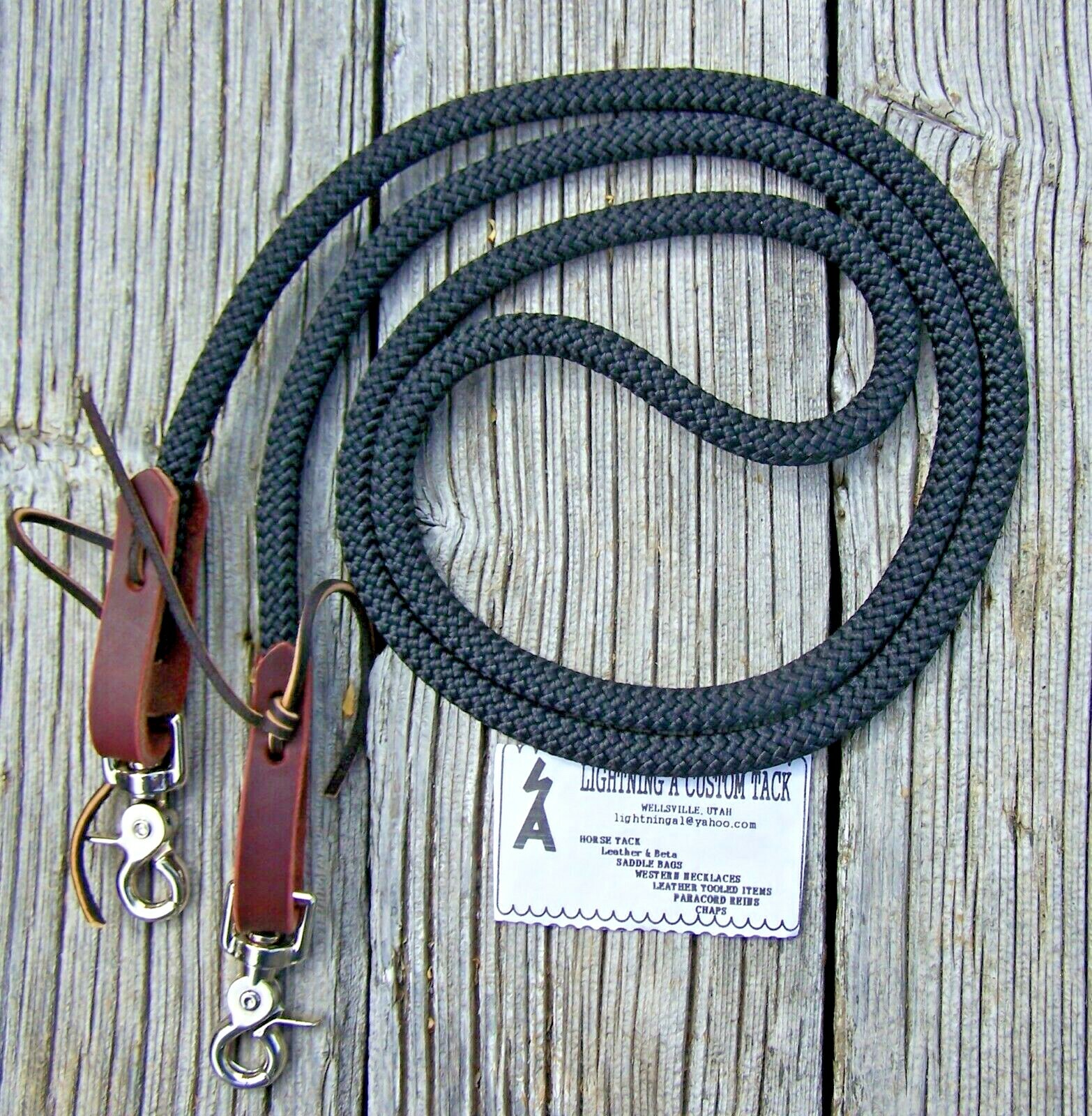 Купить Поводья Lightning A Custom Tack 6/9' Reins Loop Yacht Rope ...
