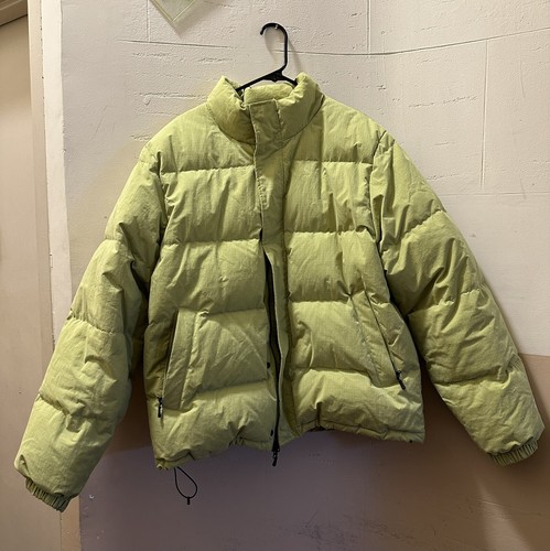 Stussy Ripstop Puffer Down Winter Jacket | Lime Green Stussy Ripstop Puffer Down Winter Jacket | Lime Green
