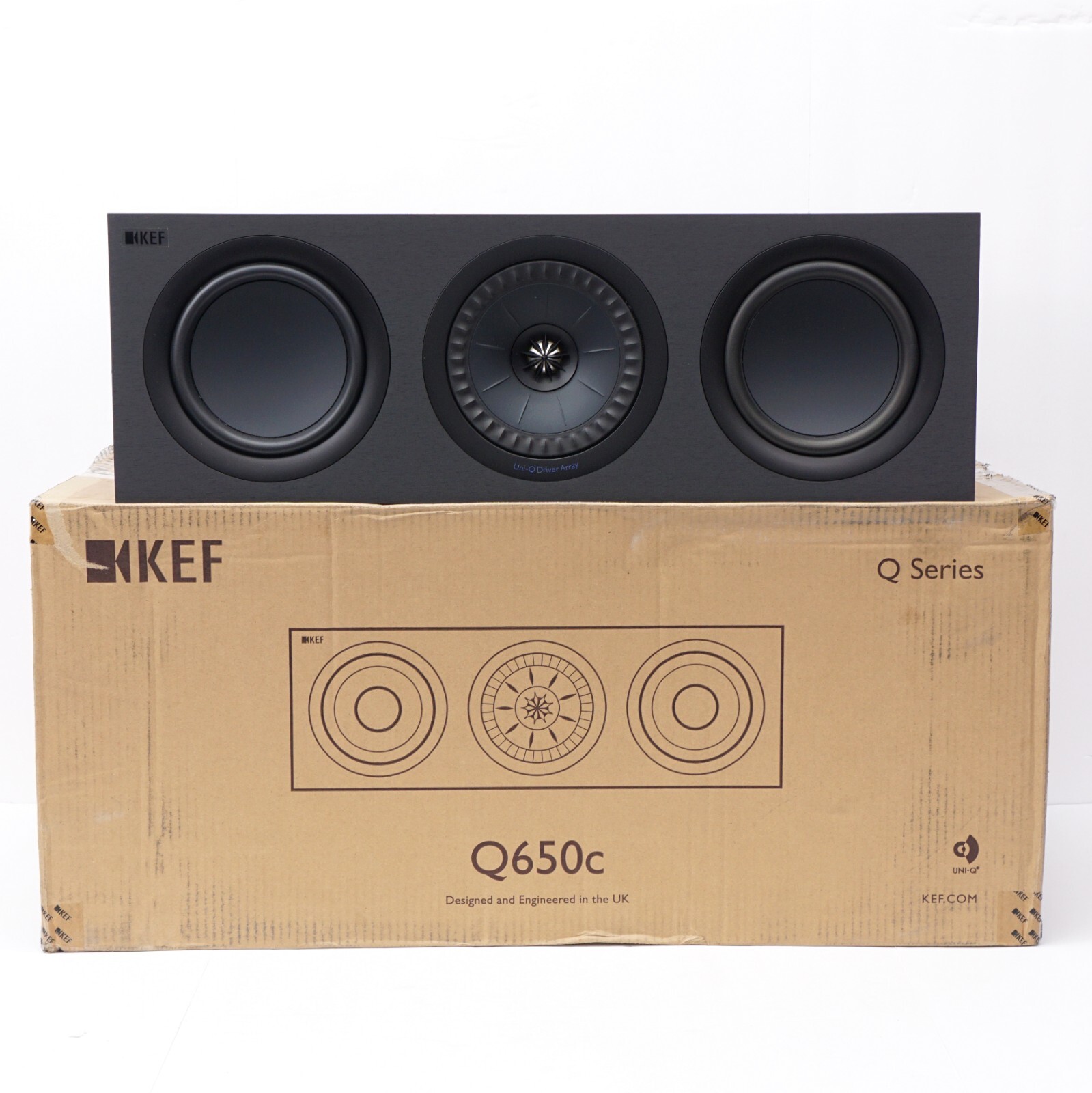 KEF Q650c Q Series 6.5" 2.5-Way Center Channel Speaker (Satin Black)のeBay公認海外通販｜セカイモン
