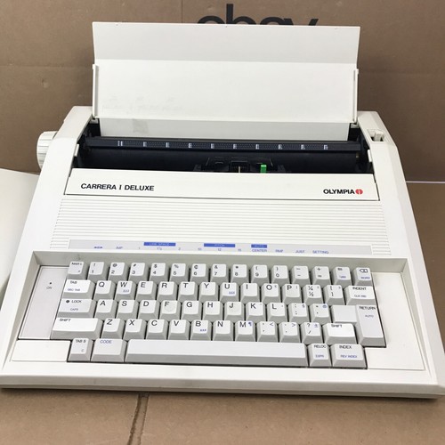 Olympia typewriter photos of Olympia Carrera by year then serial number ...