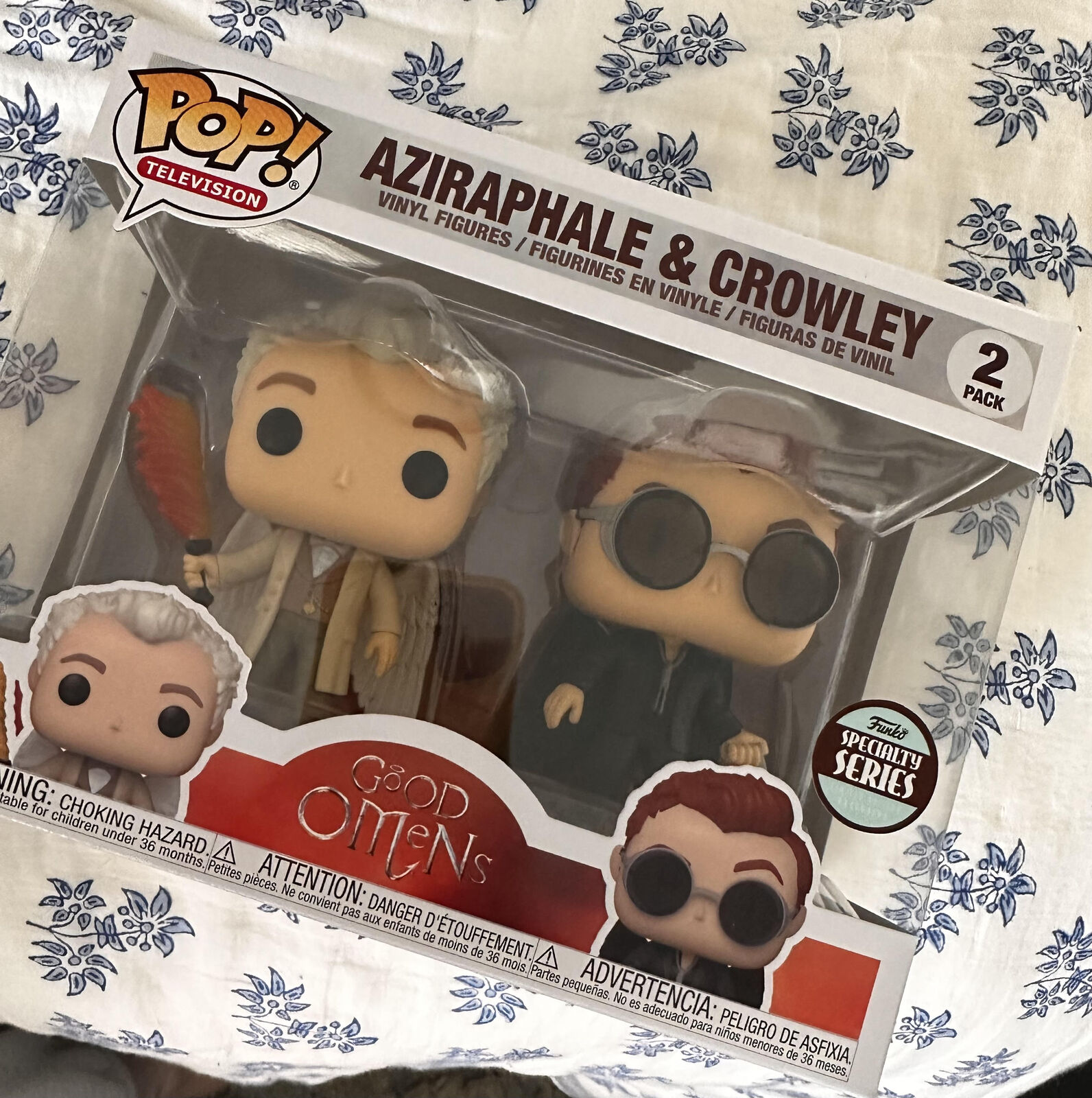 Funko Pop! Television Good Omens Aziraphale & Crowley 2 Pack Funko Pop! Television Good Omens Aziraphale & Crowley 2 Pack