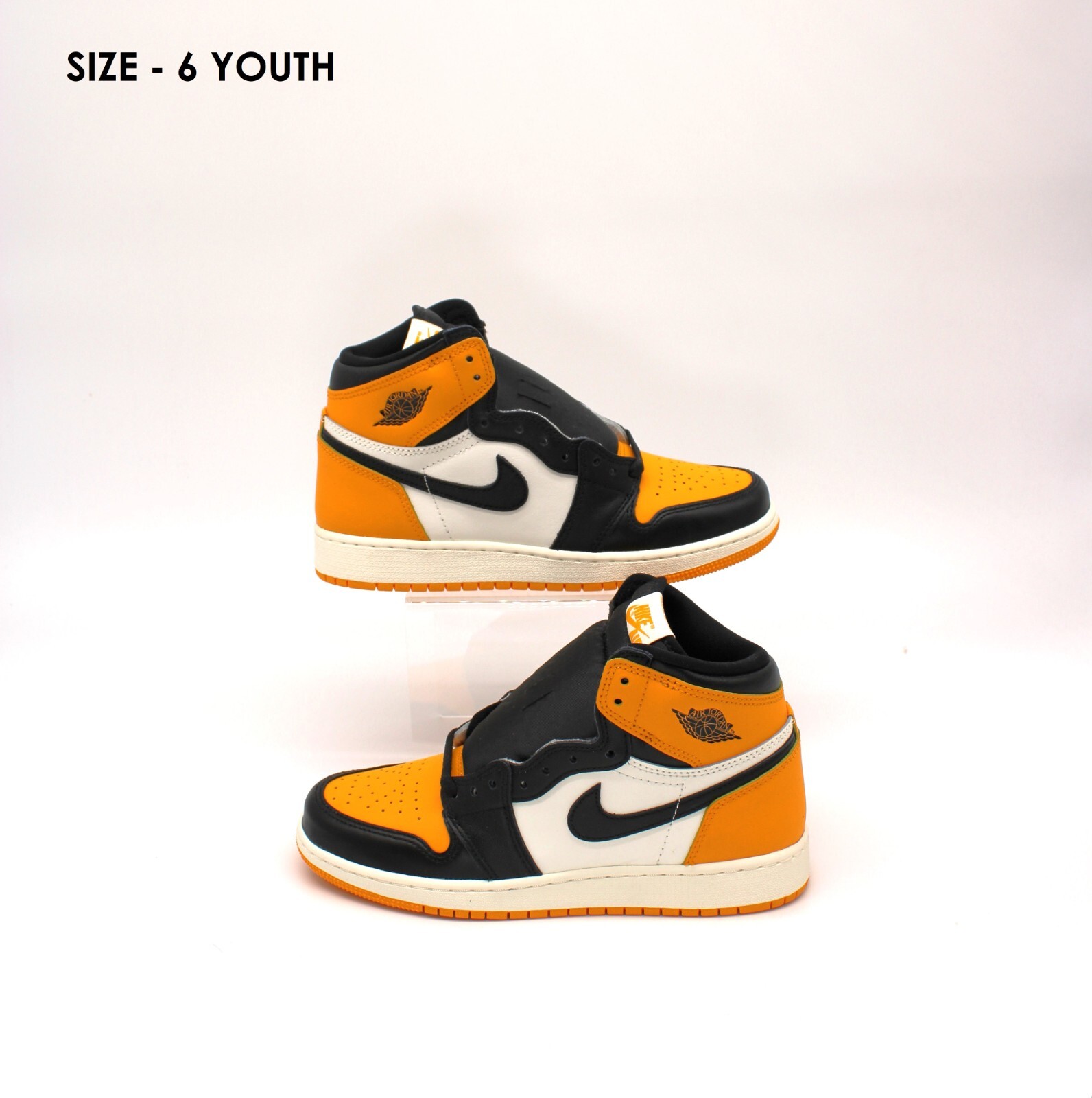 Size 6Y - Nike Air Jordan 1 Retro High OG Taxi Yellow Black Size 6Y - Nike Air Jordan 1 Retro High OG Taxi Yellow Black