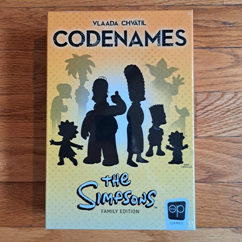 Codenames: The Simpsons (2019) Board Game – Board Game Guys