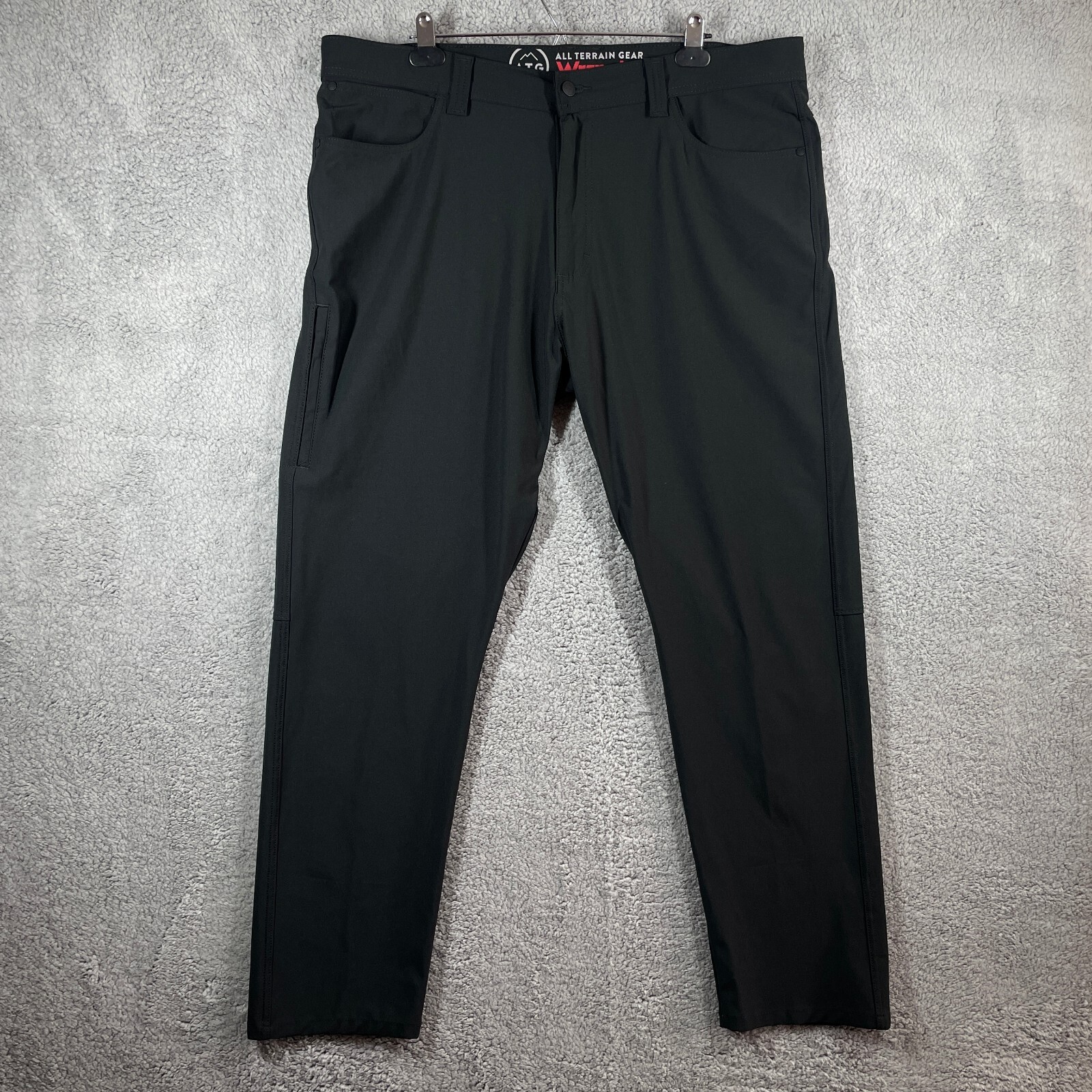 Wrangler ATG Pants Men's 40x30 Cliff Side Utility Black All Wrangler ATG Pants Men's 40x30 Cliff Side Utility Black All
