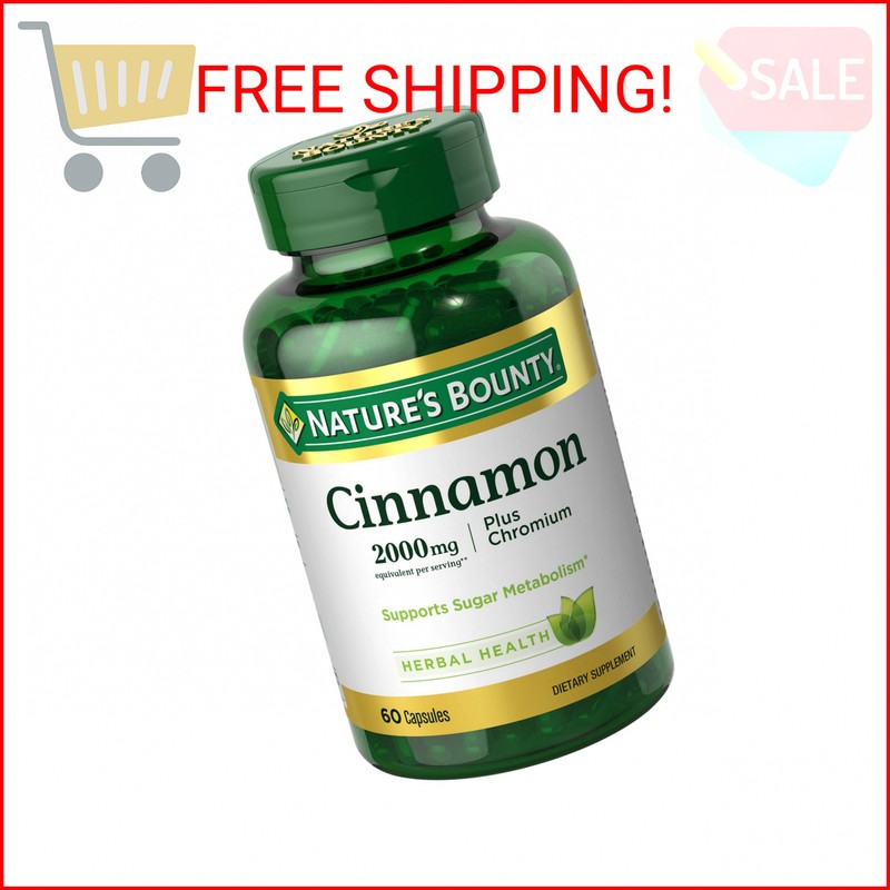 Купить Витамины Nature’s Bounty Nature s Bounty Cinnamon 2000mg, Plus ...