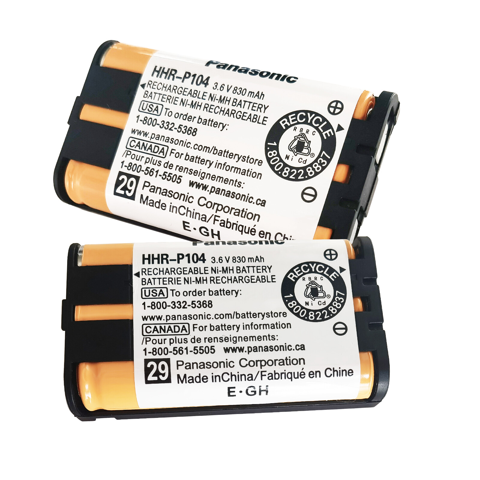Panasonic Cordless Telephone Battery HHR-P104 NI-MH AAA Rechargeable B | Pricetronic