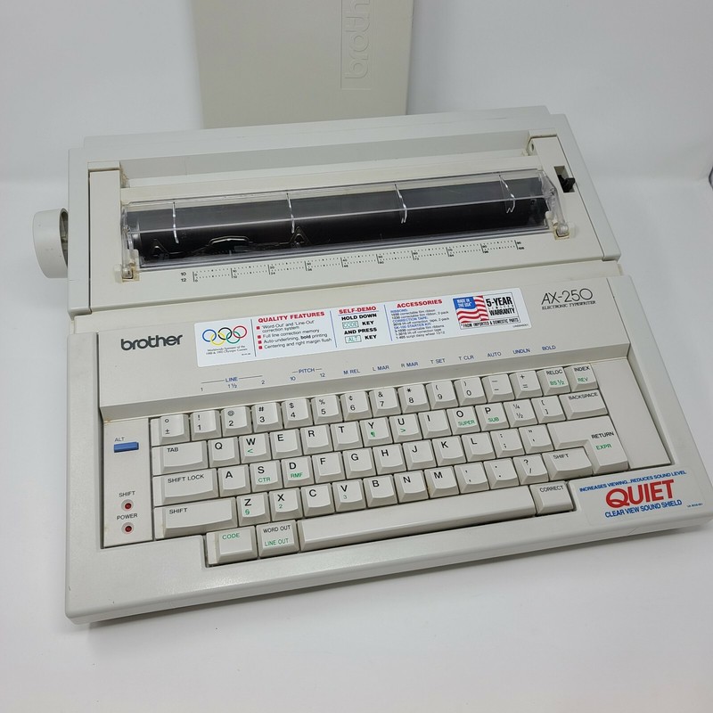 1981 Brother AX-250 on the Typewriter Database