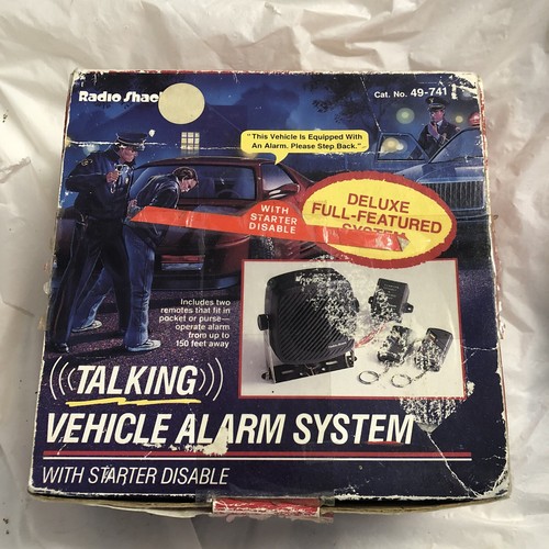Deluxe | Vintage Radio Shack Talking Vehicle Car Alarm System