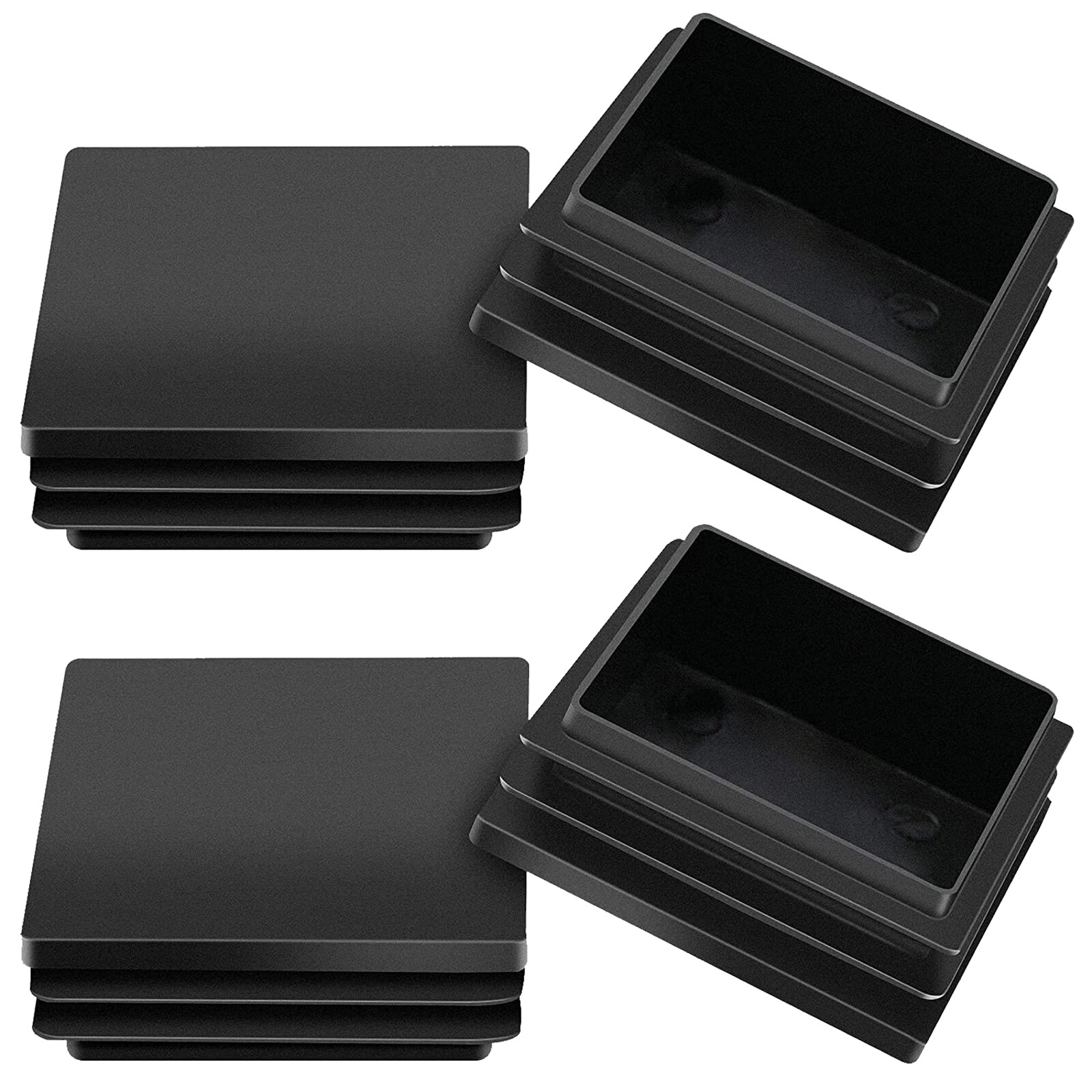 2" Square Tube End Plug Tubing Cap Plug 2X2 Tubing Blanking Insert Plug ...