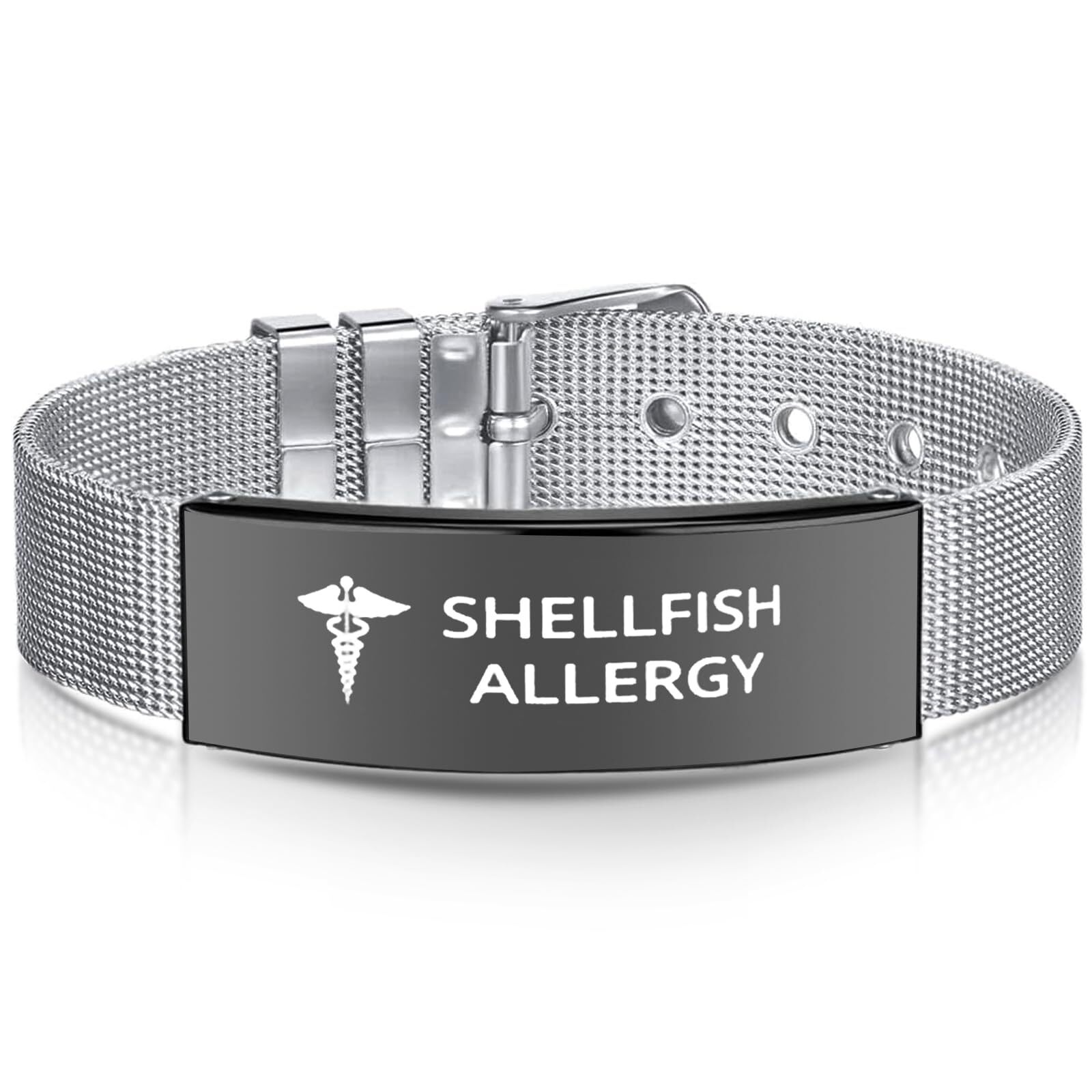 Shellfish allergy bracelet store