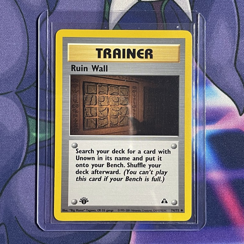 Ruin Wall Pokemon Cards - Find Pokemon Card Pictures With Our Database ...