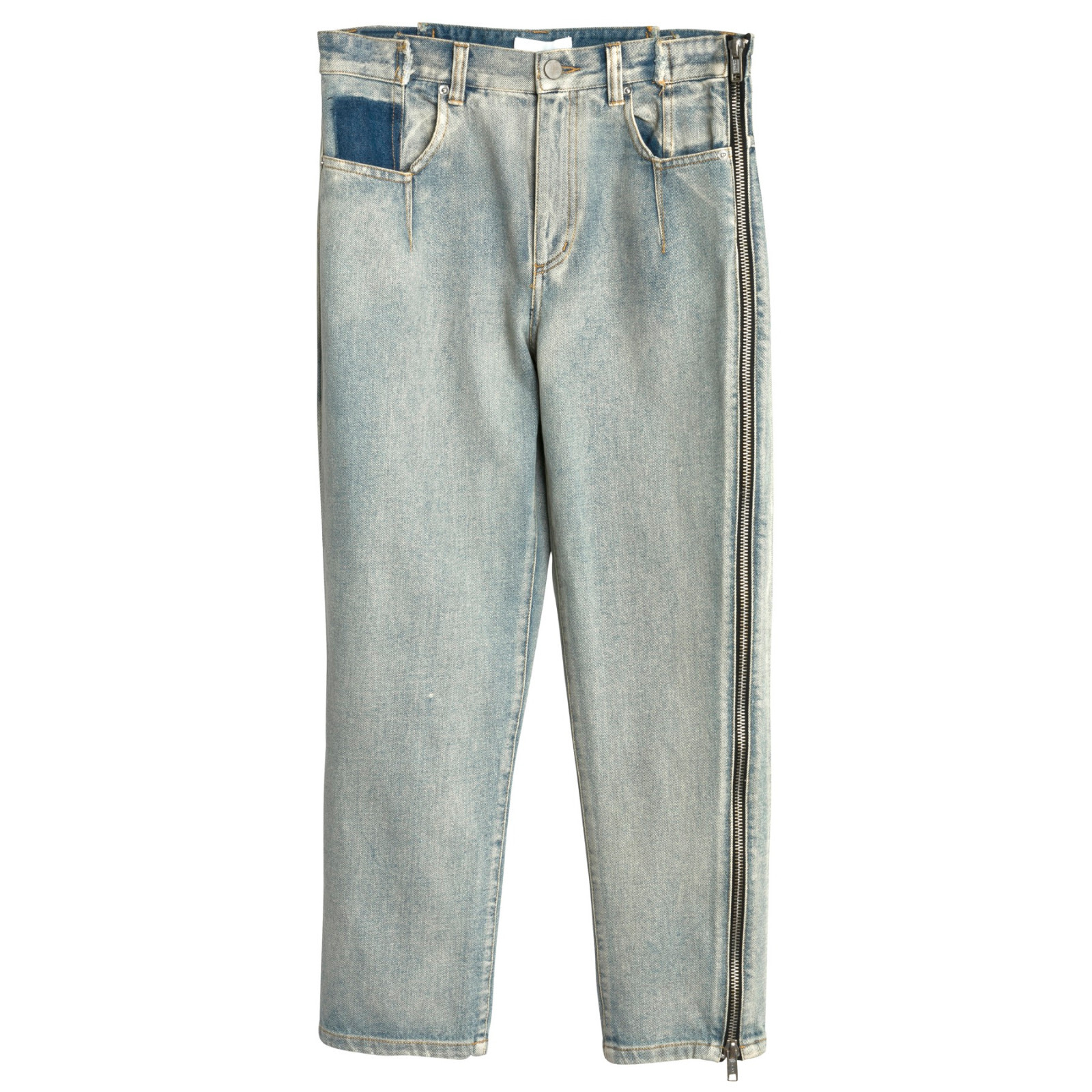 3.1 Phillip Lim (New York) Washed Indigo Denim Weave Full 3.1 Phillip Lim (New York) Washed Indigo Denim Weave Full