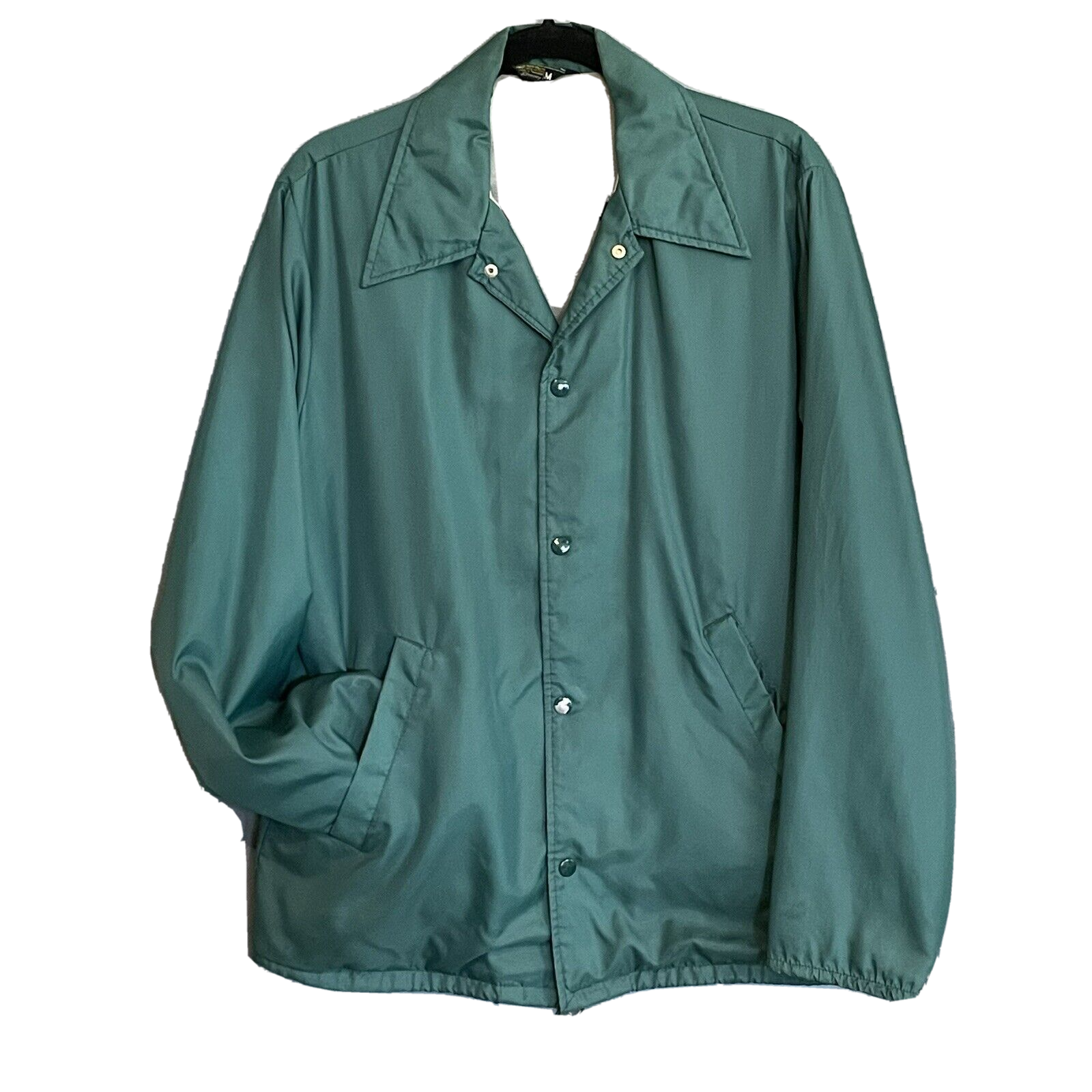 Vintage MG JC Penney Mens M Green Wind Breaker Jacket Snap Vintage MG JC Penney Mens M Green Wind Breaker Jacket Snap