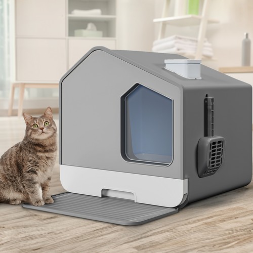 Mat Litter | Extra Large Enclosed Cat Litter Box