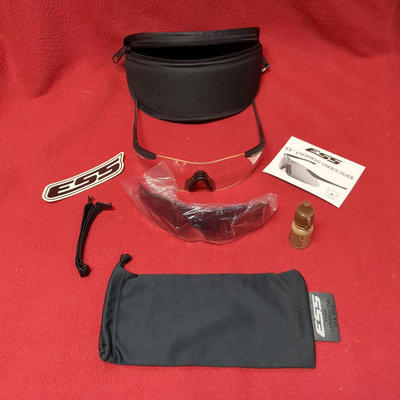 ESS Ice Ballistic Eye Protection Complete Set Clear
