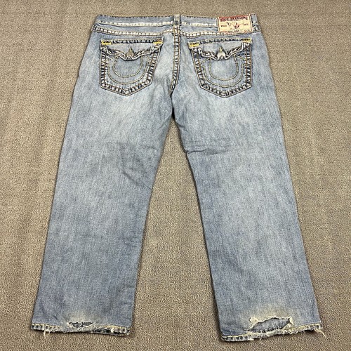 Vintage True Religion Denim Jeans Ricky Super T Men's 42x28 Vintage True Religion Denim Jeans Ricky Super T Men's 42x28