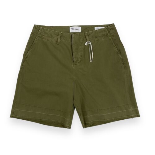 Frame Shorts Womens 26 Moss Green Le Tomboy Trouser Chino Frame Shorts Womens 26 Moss Green Le Tomboy Trouser Chino