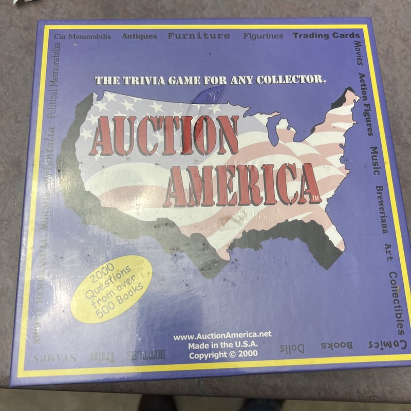 Auction America: The Trivia Game for Any Collector (2000) Board Game ...
