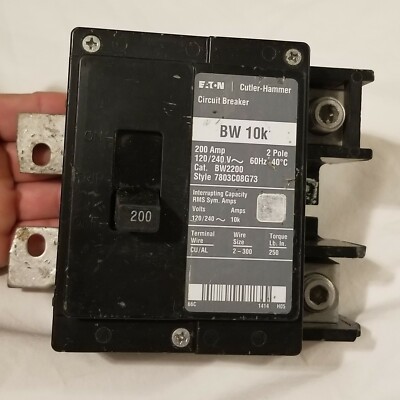 Circuit Breakers - Pole 200 Amp Main